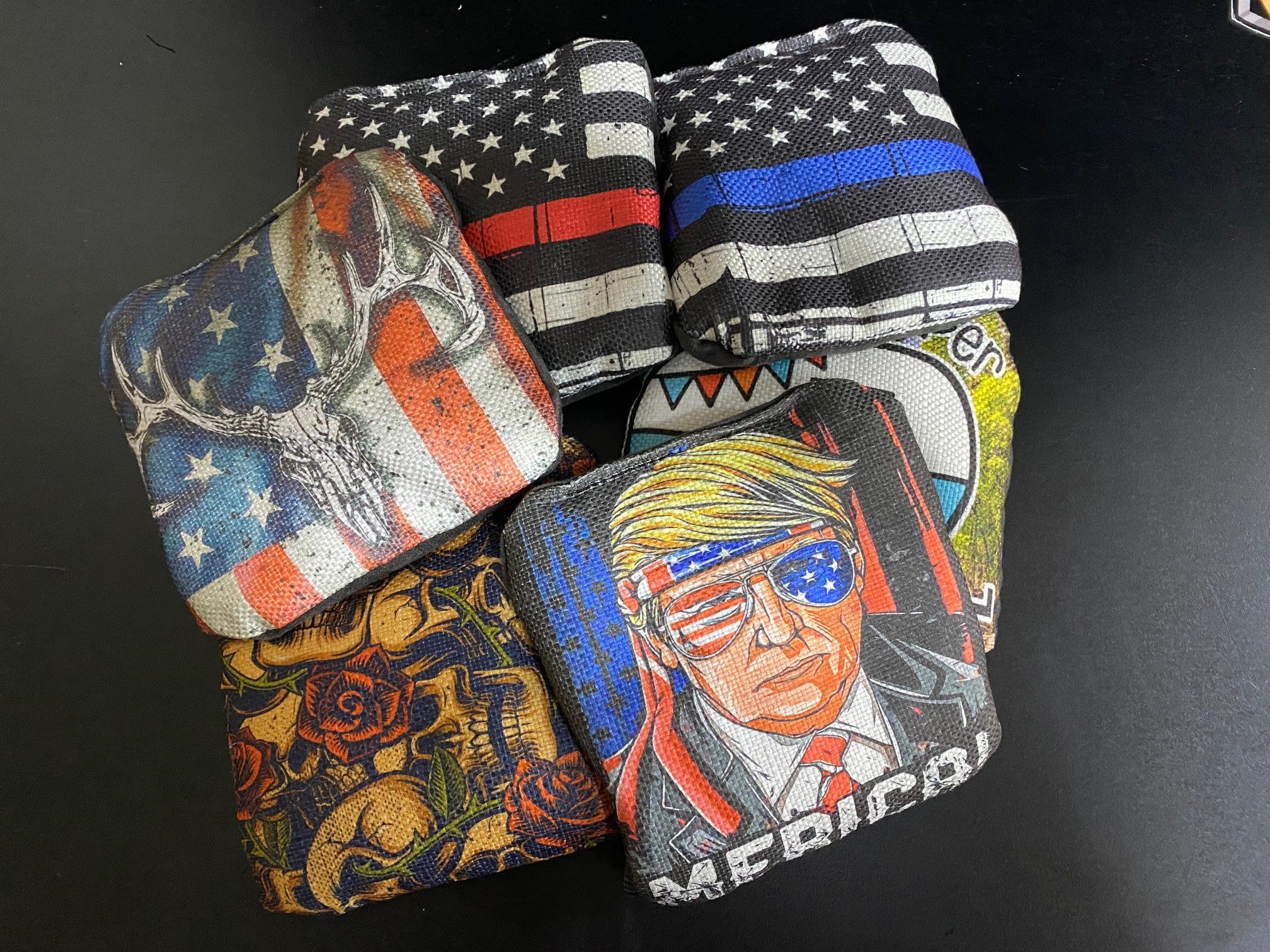 Ripper Graphics Direct Print Cornhole Tops and Wraps