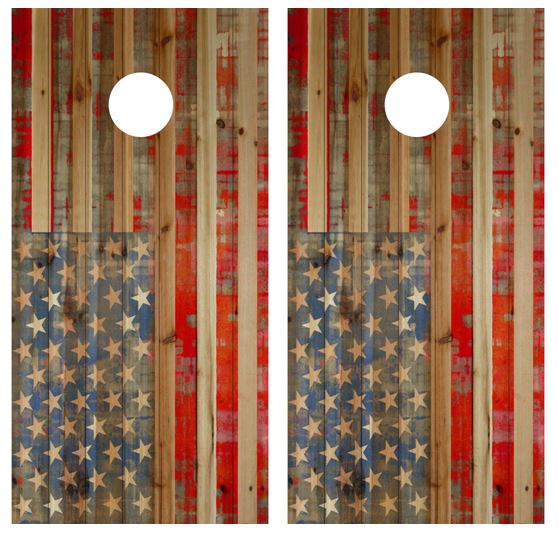 Rustic American Flag Cover Photo